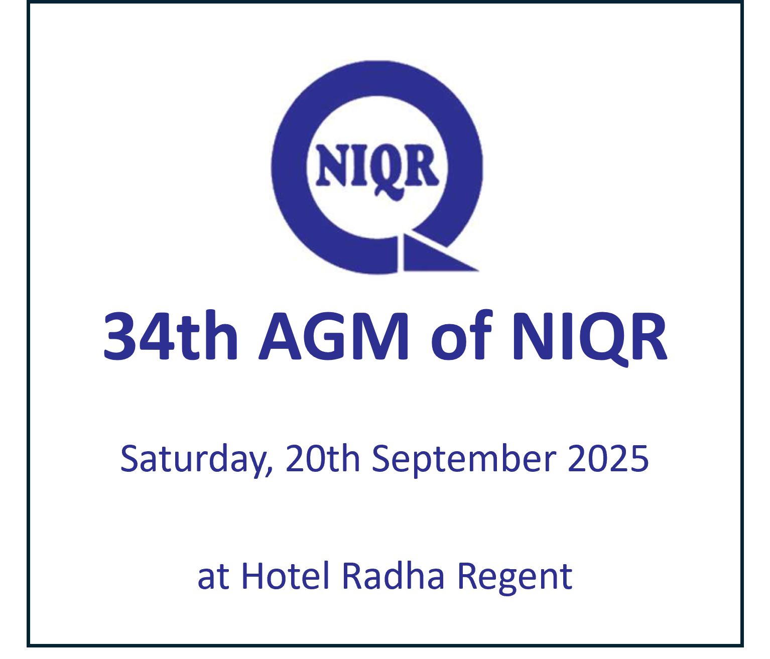 National Institution for Quality and Reliability – Dedicated to Quality